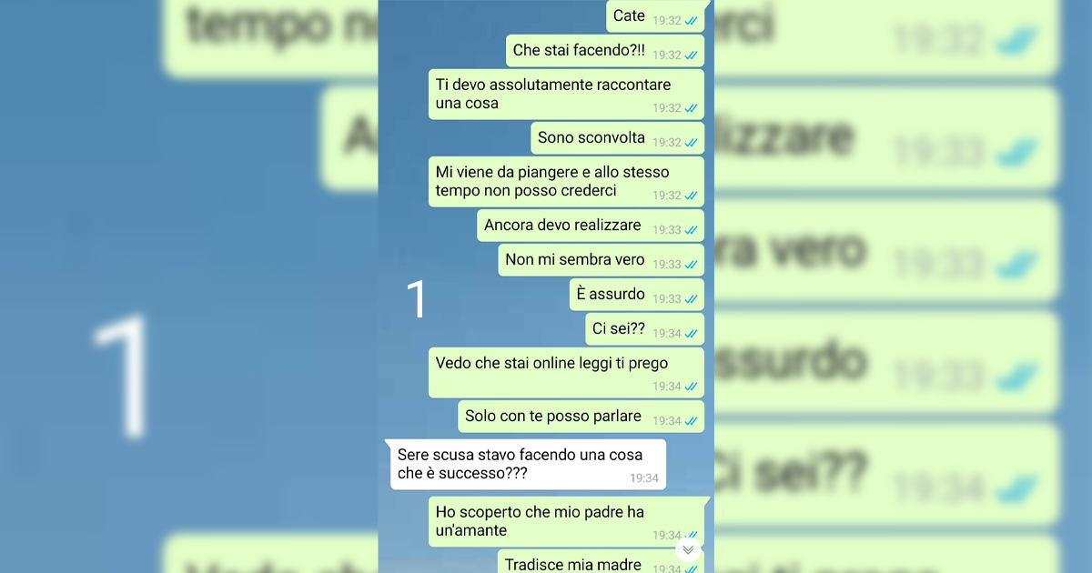 Una brutta scoperta Una brutta scoperta